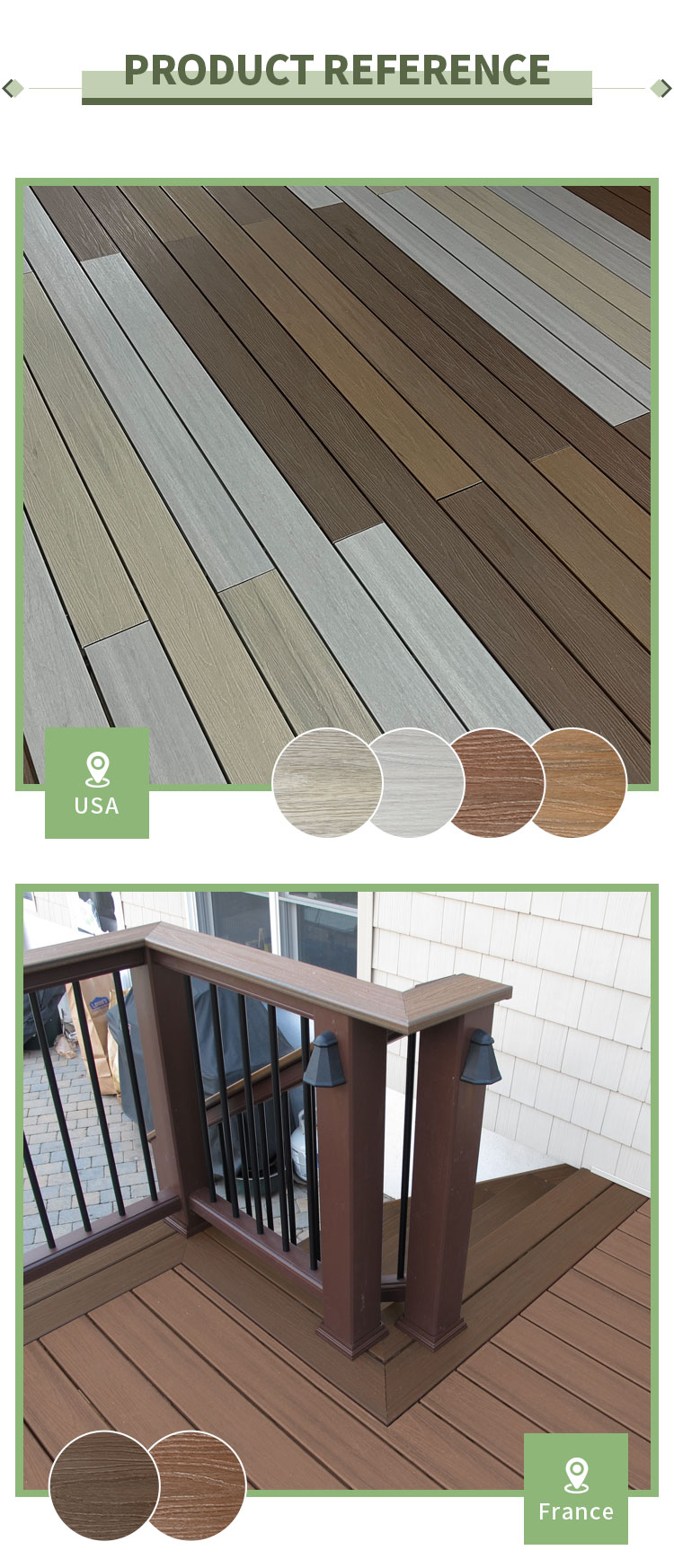 BICOLOR DECKING 2 COLOURS IN 1 PC - Foshan MexyTech Co., Ltd.